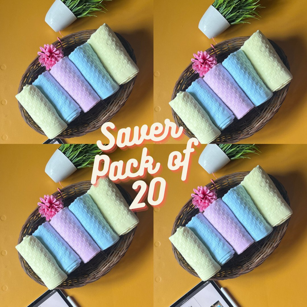 Ultra Soft Summer Face Napkins 2 – Mixed Colours | Super Saver Gift ...